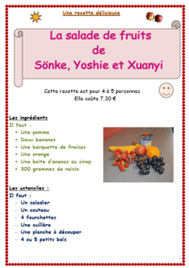 Learn French: Recette de la salade de fruits | French in Normandy